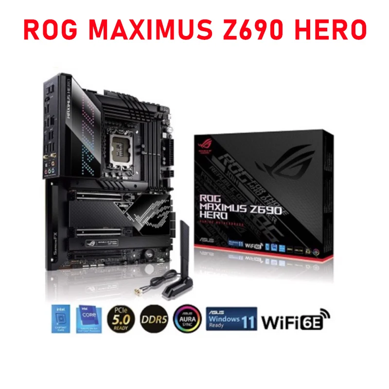 Placa base ASUS ROG MAXIMUS Z690 HERO Intel Z690 LGA 1700 CPU placa ...