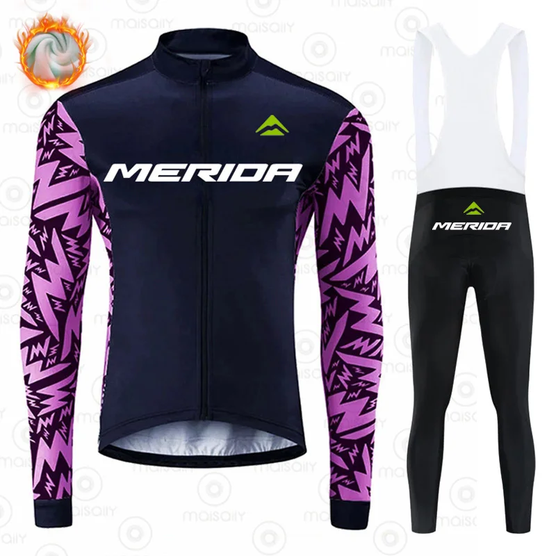 Merida-Winter-Thermal-Fleece-Cycling-Clothing-Road-Bike-Uniform-Man ...