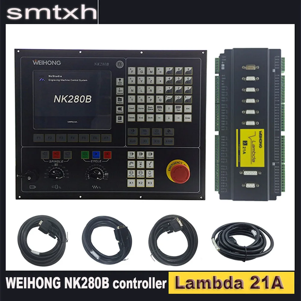 Weihong-Nk280b-Controller-Lambda-21a-Control-Software-Nc-Studio-V10-3-4-Axis-Cnc-Engraving ...