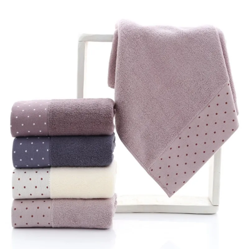 Dots-Cotton-Bath-Towel-Set-Toalha-de-m-o-extragrande-Toalha-de-rosto ...