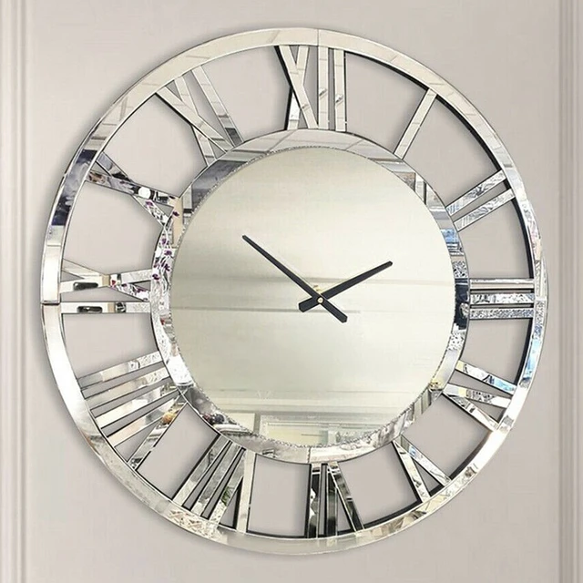 Mirrored Wall Clock