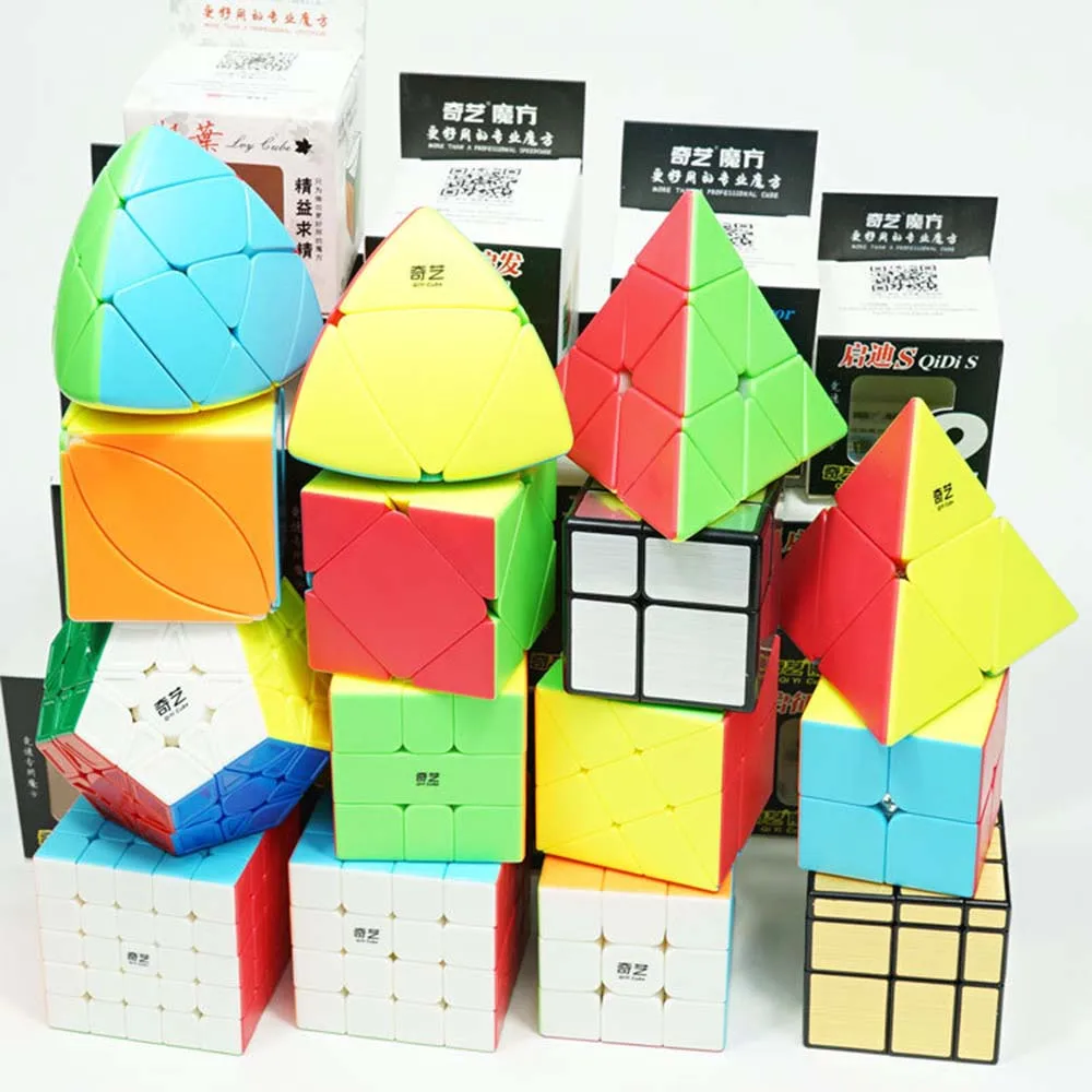 QiYi-3x3x3-Pyramid-Dumpling-Maple-Leaf-Magic-Cube-Children-s-Alien ...