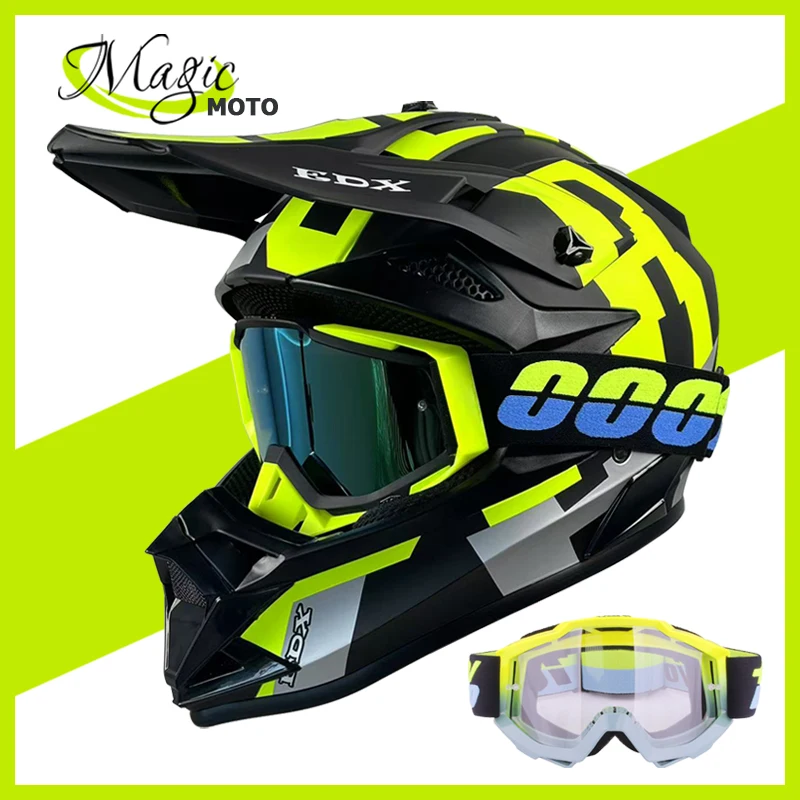 High-Performance Motorcycle Full-Face Helmet - DOT Certified, Shock ...
