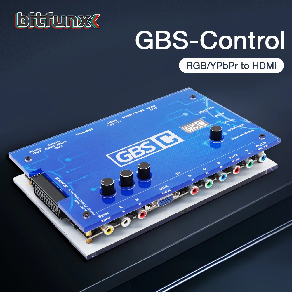 GBS-Control-Video-Converter-GBSC-RGBs-SCART-Ypbpr-Signal-to-VGA-HDMI ...