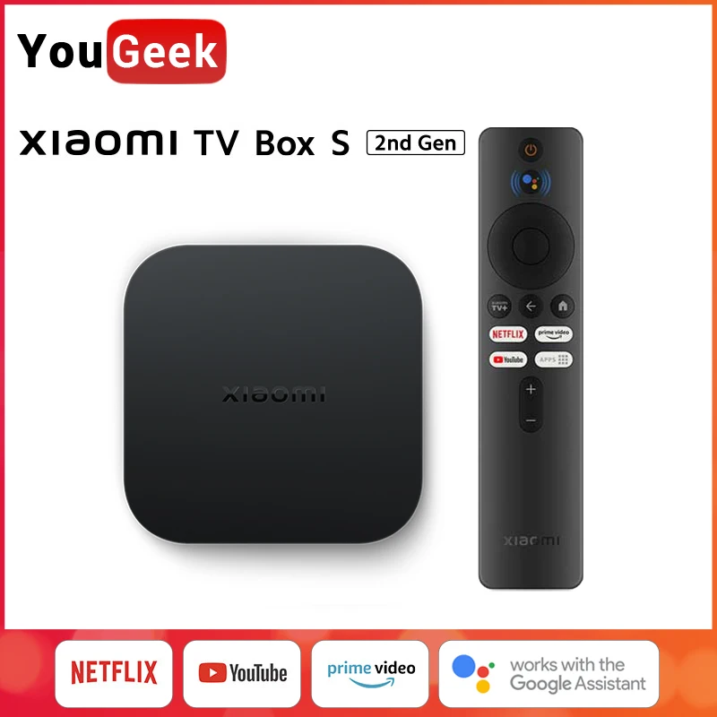 Nova Versão Global Xiaomi Mi TV Box S 2ª Geração 2GB 8GB 4K Ultra HD ...