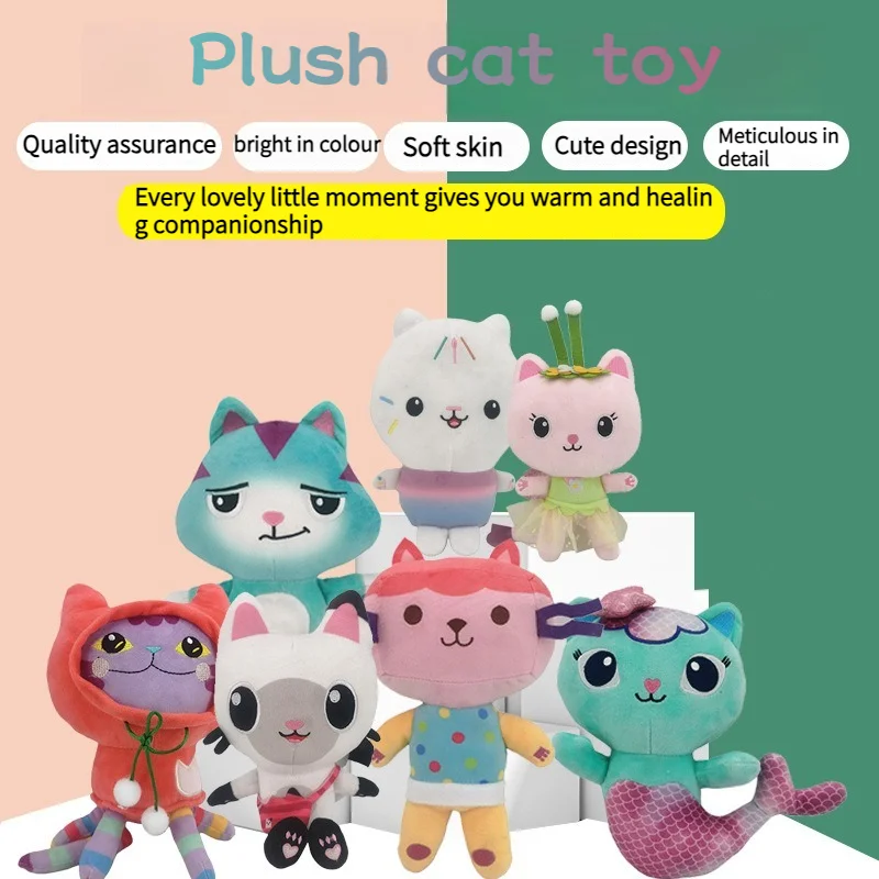 1-PCs-Gabe-s-Doll-House-Stuffed-Animals-Cute-Cat-Mermaid-Doll-Birthday ...