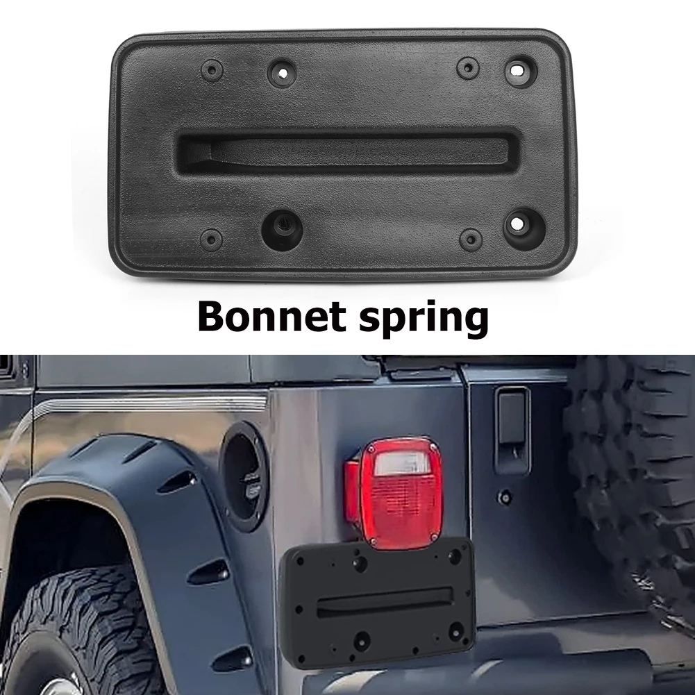 Jeep Wrangler Rear License Plate