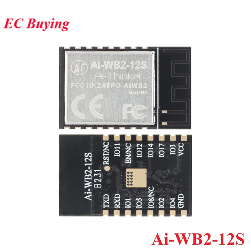 Ai-WB2-12S Ai-WB2 2.4G WiFi+Bluetooth-compatible BLE 5.0 Mesh Module Serial Port Transparent ...