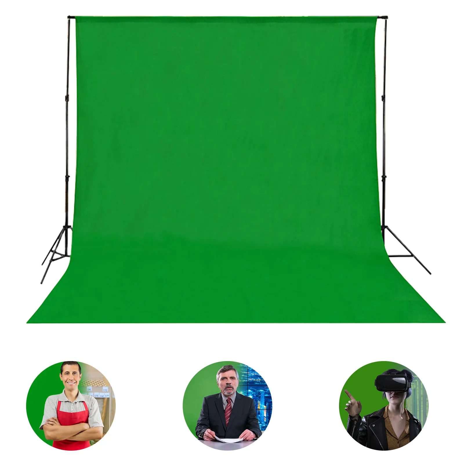 Photography-Chromakey-Muslin-Green-Backdrop-Background-Screen-Cloth-for ...