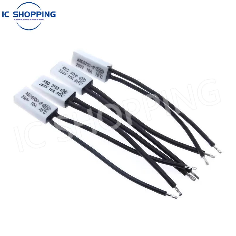 10PCS-KSD9700-Metal-Thermistor-Temperature-Control-Switch-5A-for-12V ...