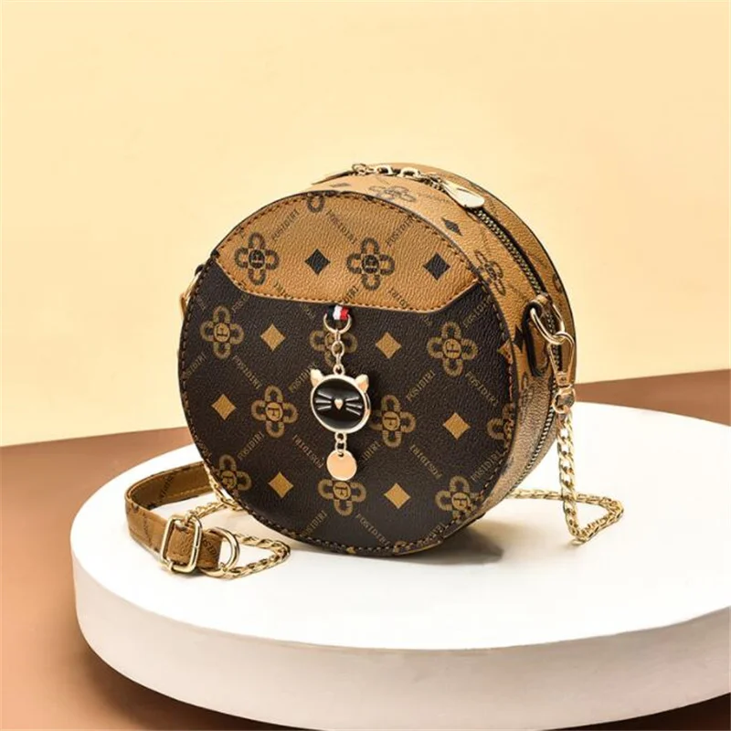 Fashion-Round-Women-s-Shoulder-Bag-Designer-Retro-Chains-Messenger-Bag ...