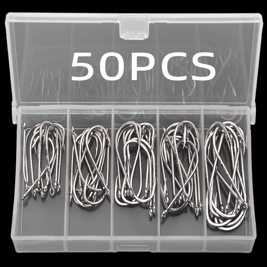 Aorace-Fishing Hooks, Sea Barbed Fishing Lures, Shank Beak, Live Bait ...