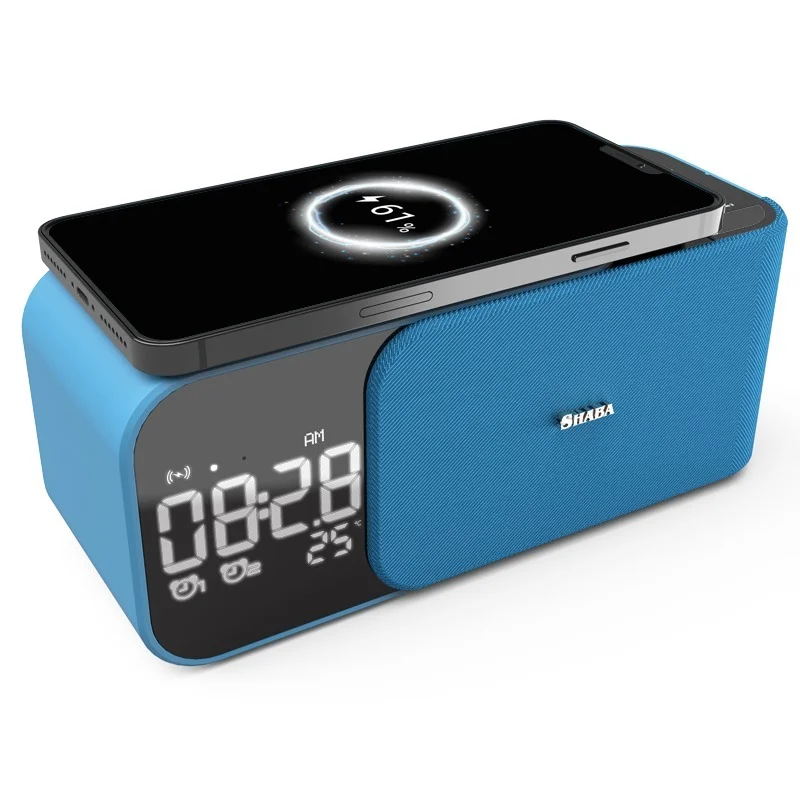 Wd-500 Digital Led Mirror Alarm Clock Night Light Led Bluetooth ...