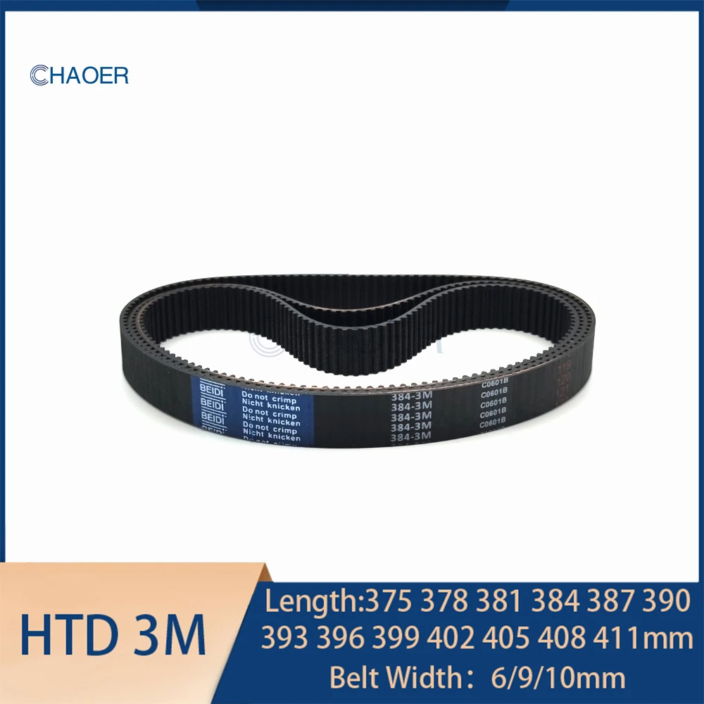 HTD3M-Rubber-Timing-Belt-Length-375-378-381-384-387-390-393-396-399-402 ...