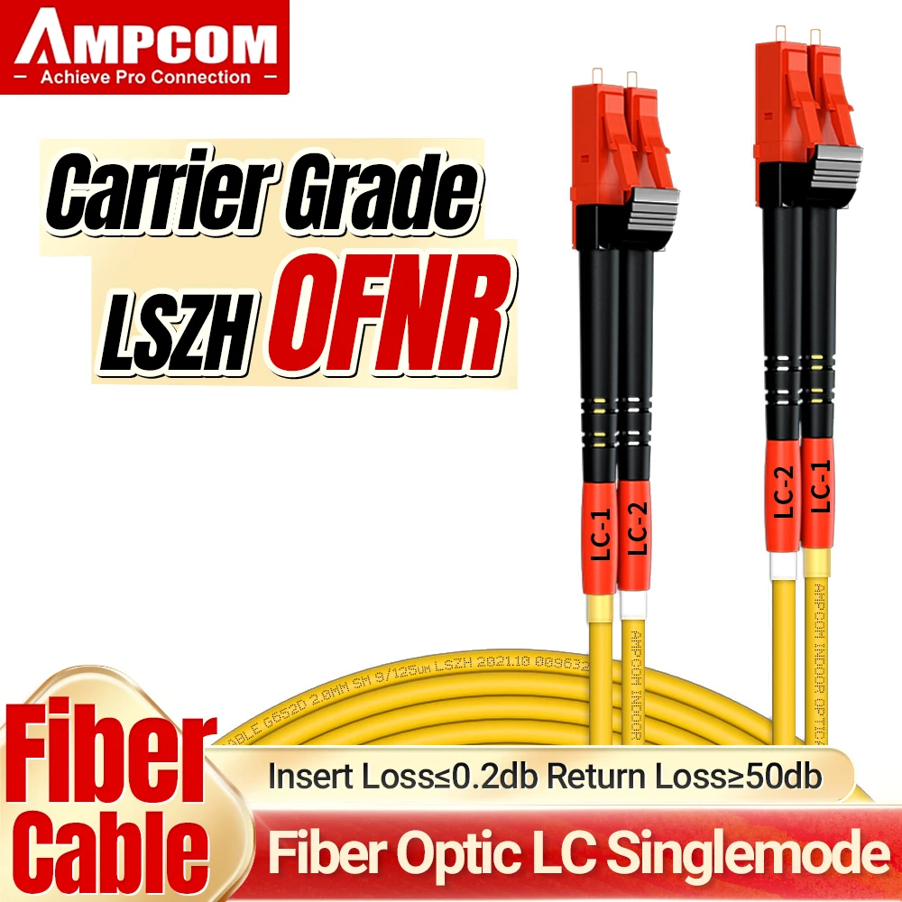 AMPCOM-LC-to-LC-UPC-Fiber-Optical-Patch-Cable-Singlemode-Duplex-SMF-9 ...