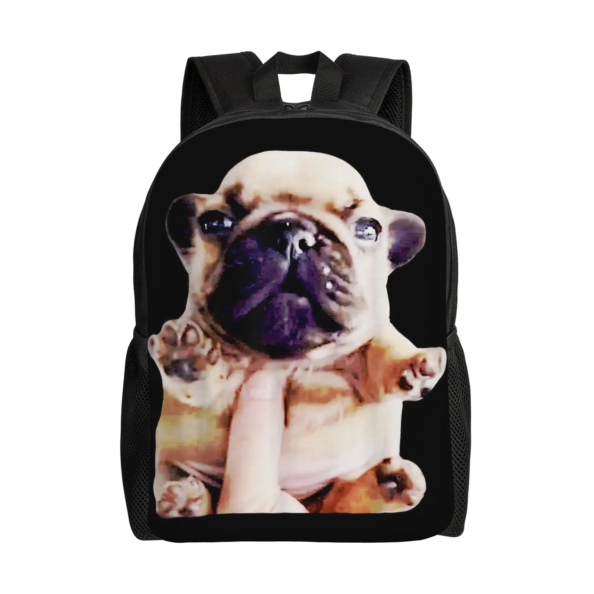 Pibble Meme Funny Dog Brainrot Wash My Belly Meme Backpack Daily ...