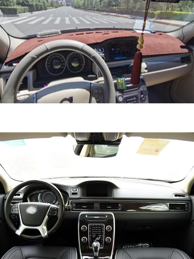 For Volvo S80 S80L V70 XC70 Mk3 2012-23 Car-Styling Dashmat Dashboard ...