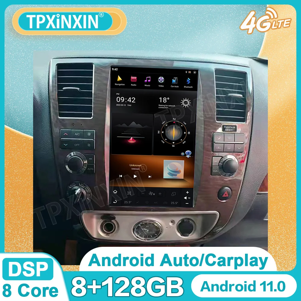Android-12-128GB-For-Nissan-Pathfinder-2010-2018-Car-GPS-Navigation ...