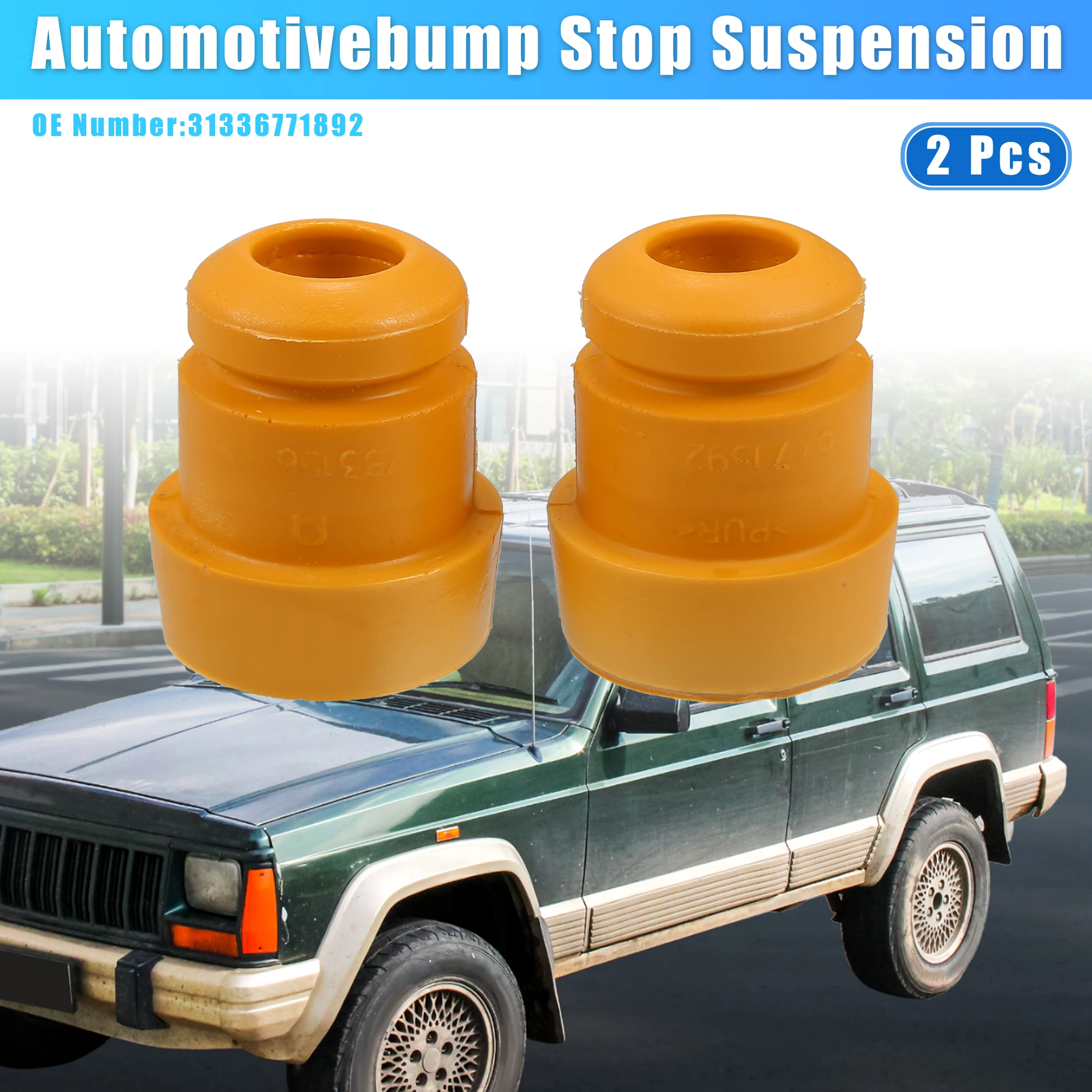 UXCELL 2pcs 2.6 Inch Front Suspension Bump Stop Strut Bumper Bump Stop ...