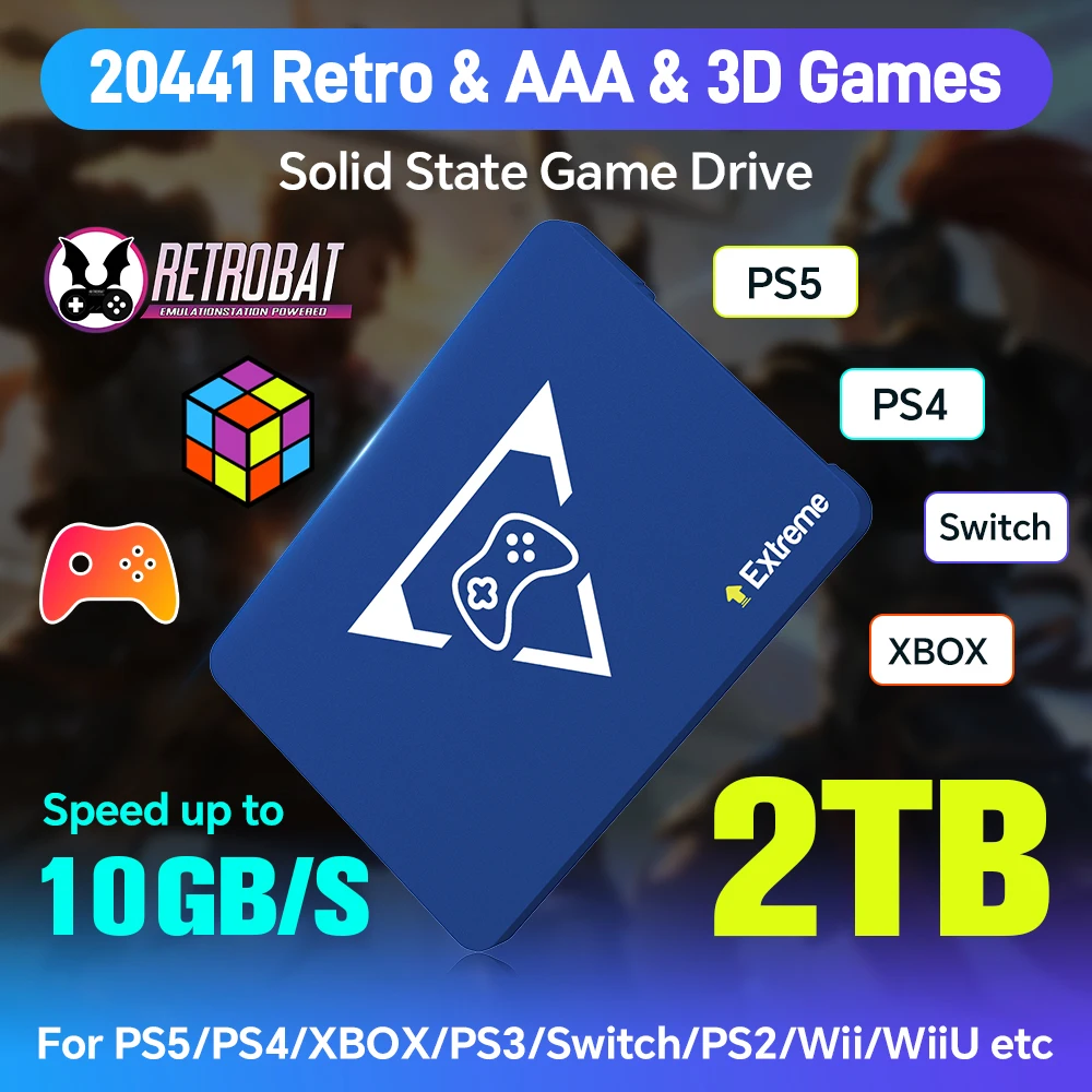 Dysk z emulatorami New 2TB Play Zone Game SSD za $153.68 / ~574zł ...