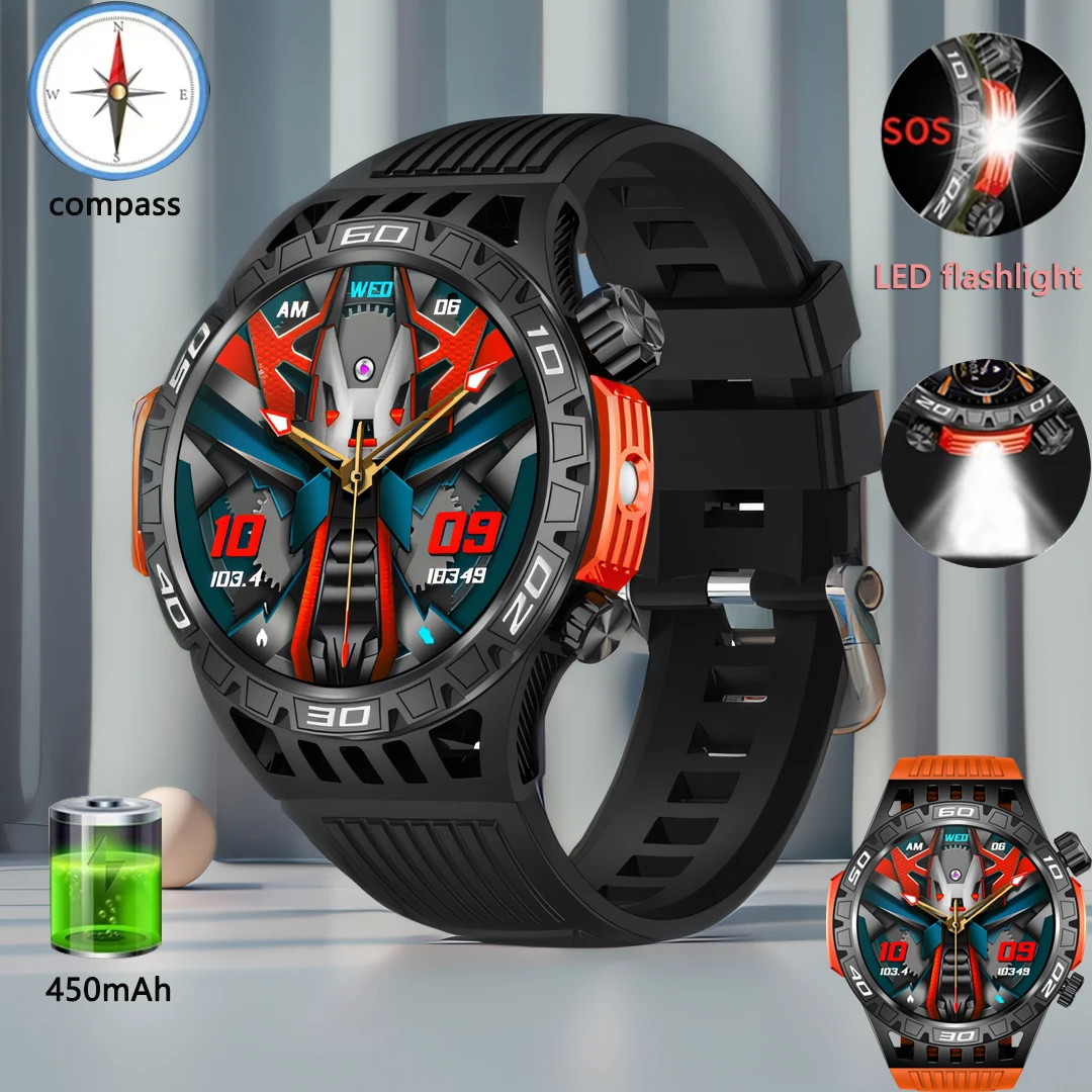Smart-Watch-Monitor-Sport-Watch-Smart-2024-Wearing-LED-flashlights ...
