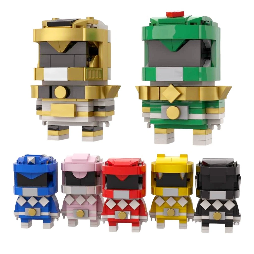7-5cm-New-Alien-Rangers-POWER-RANGERS-Set-BRICKHEADZ-Building-Blocks ...