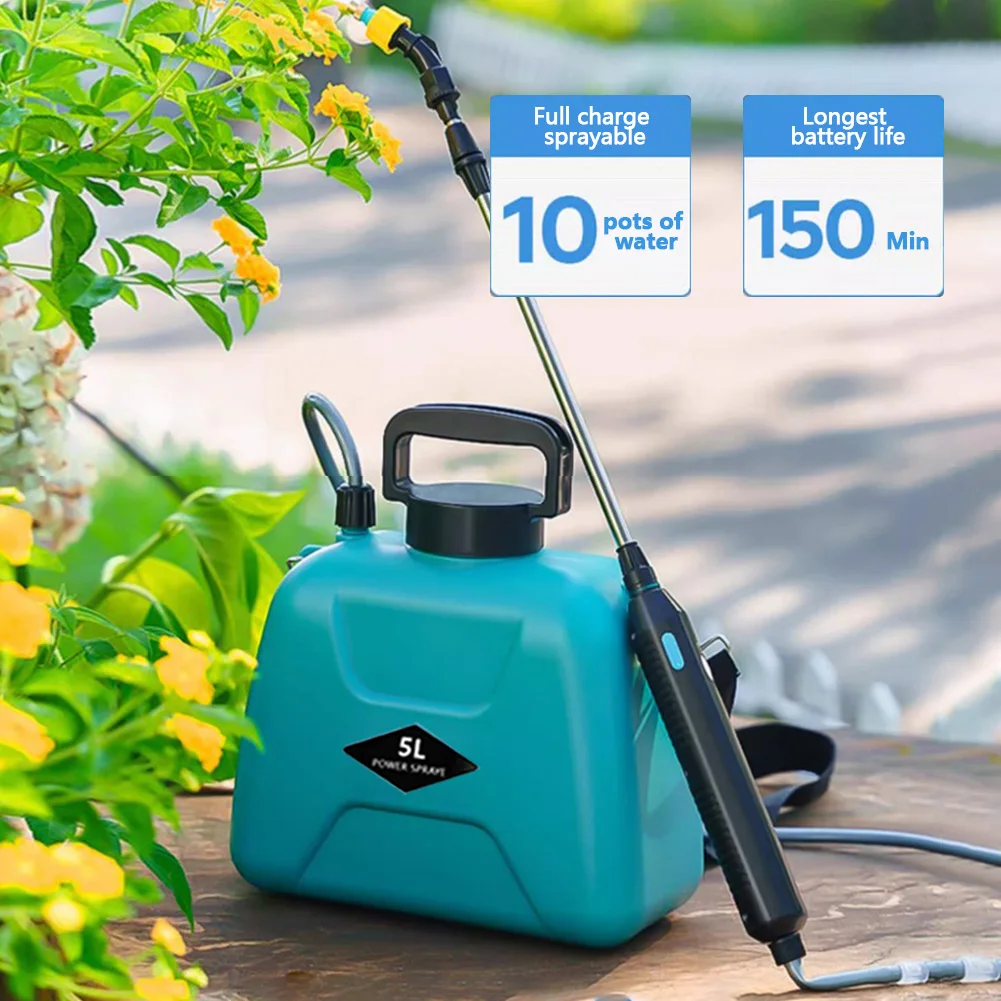 5L-Electric-Weed-Sprayer-with-Telescopic-Rod-Handheld-Plant-Sprinkler ...