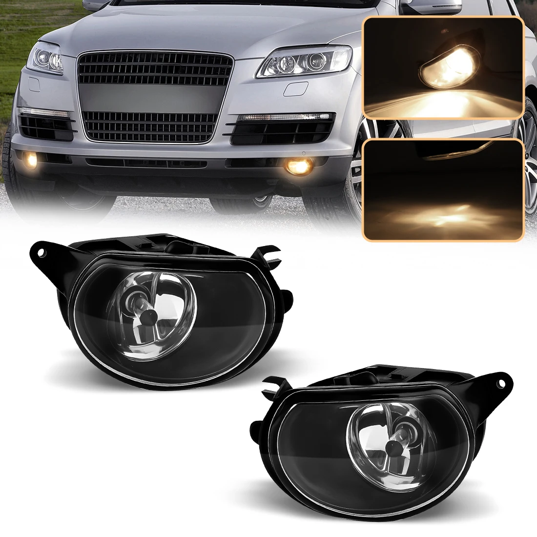 8P0941699A LF 8P0941700A 2pcs Car Front Bumper Fog Light For AUDI A3 ...