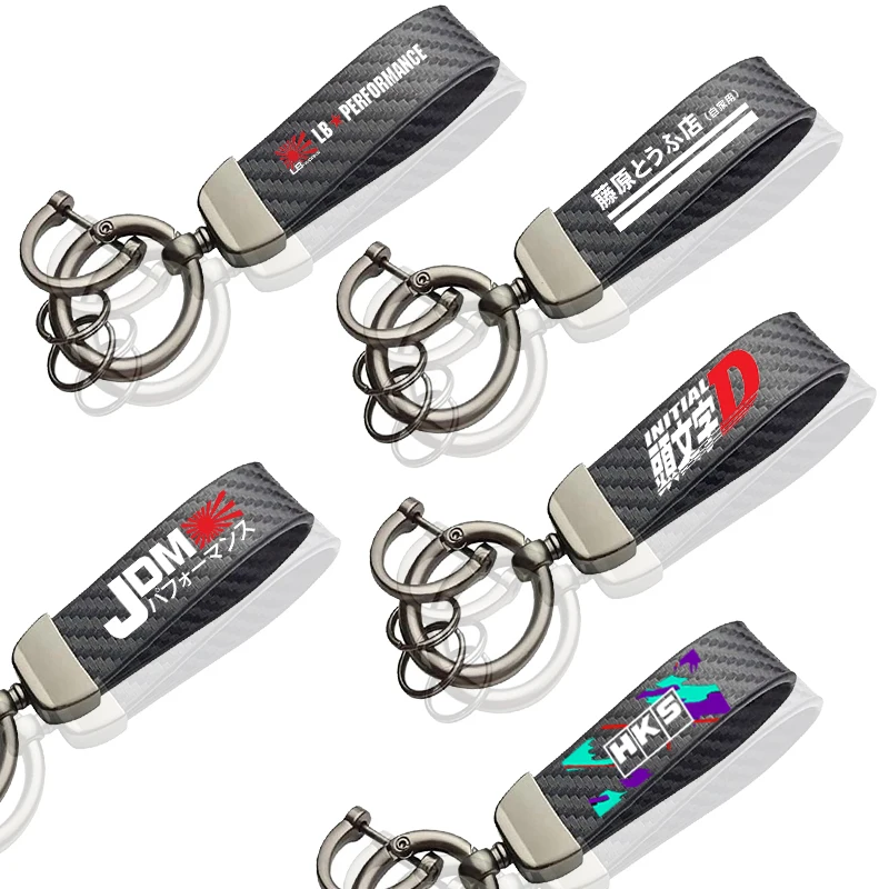key Tags Carbon fiber keychain Auto Key Steel Lanyard Motorcycle ...