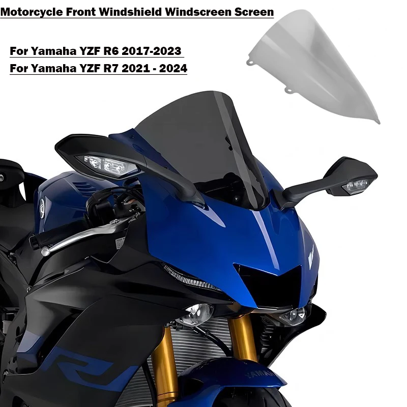 Motorcycle-Front-Windshield-Windscreen-Screen-Accessories-Motos-For ...
