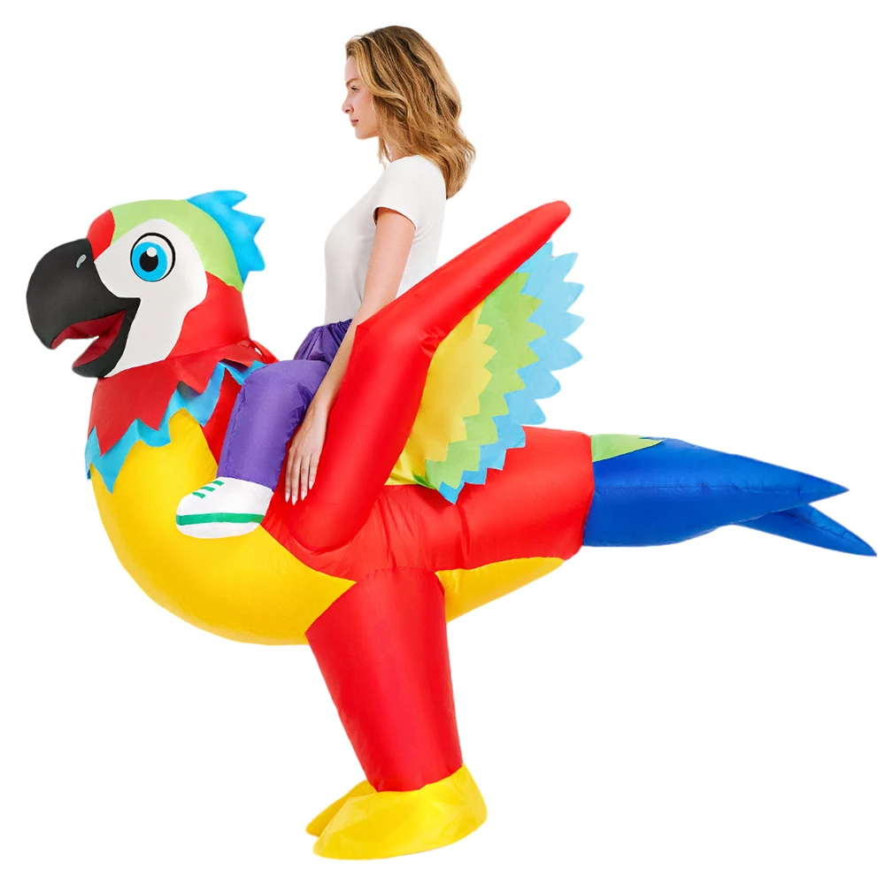 Nuevo-disfraz-inflable-de-animales-para-adultos-loro-gallo-flamenco ...