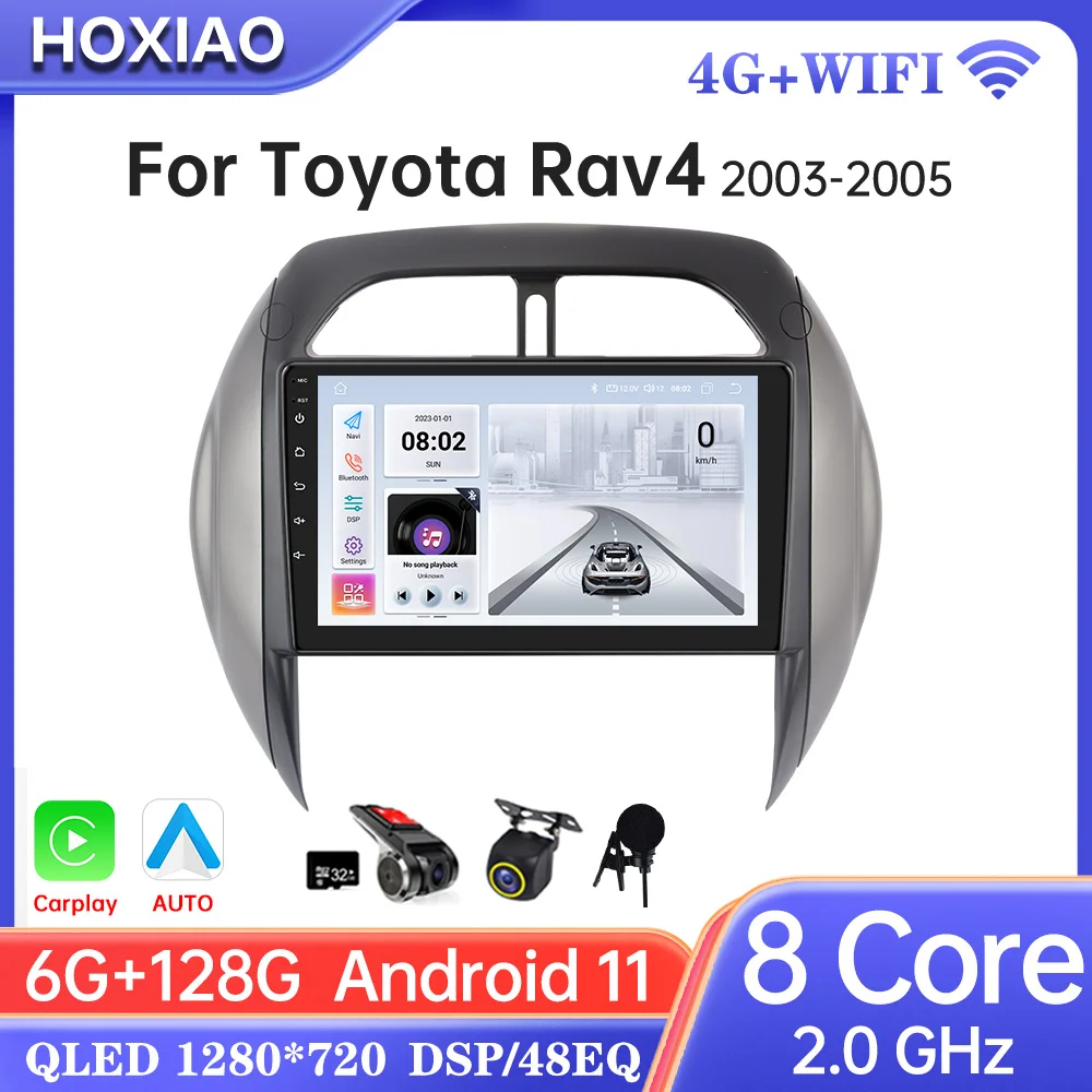 Car-Radio-For-Toyota-RAV4-2-CA20-CA20W-XA20-2003-2004-2005-Wireless ...
