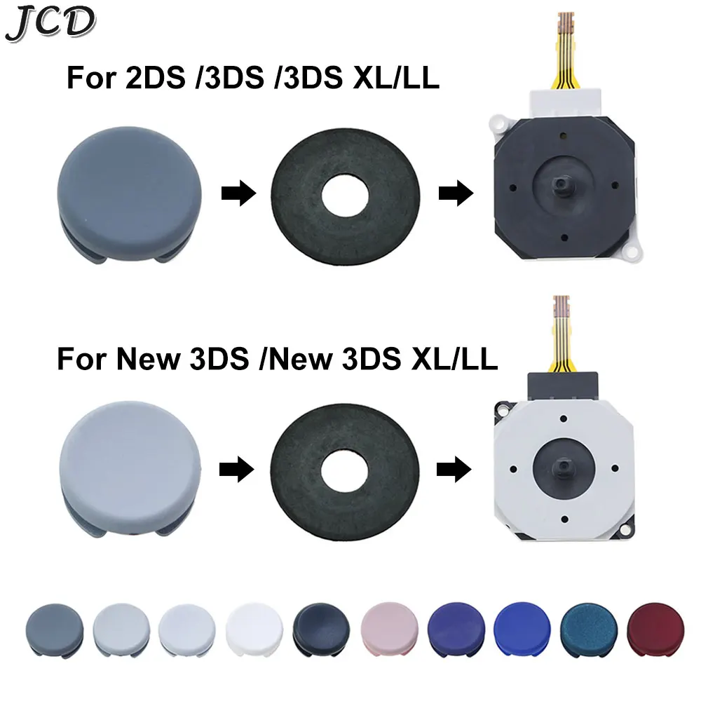 JCD 1set Thumbstick Button Thumb Stick joystick + Rocker Stick Cap ...