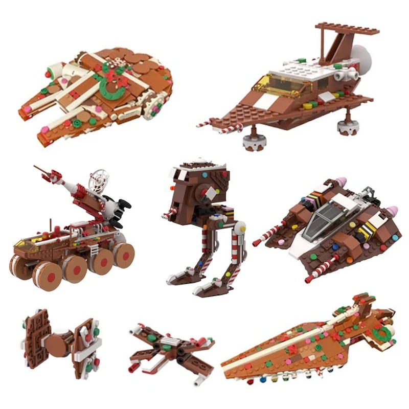 Bricklink Star Movie Christmas Gingerbread Series Spaceship 40806 ...