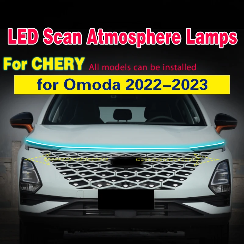 1pcs-LED-Daytime-Running-Lights-drl-fog-lamp-Flexible-For-Chery-OMODA ...