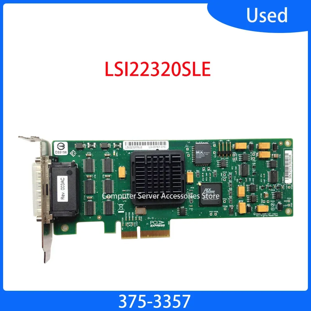 Original-For-LSI-LOGIC-LSI22320SLE-HBA-Dual-Channel-PCI-E-LVD-Ultra320 ...