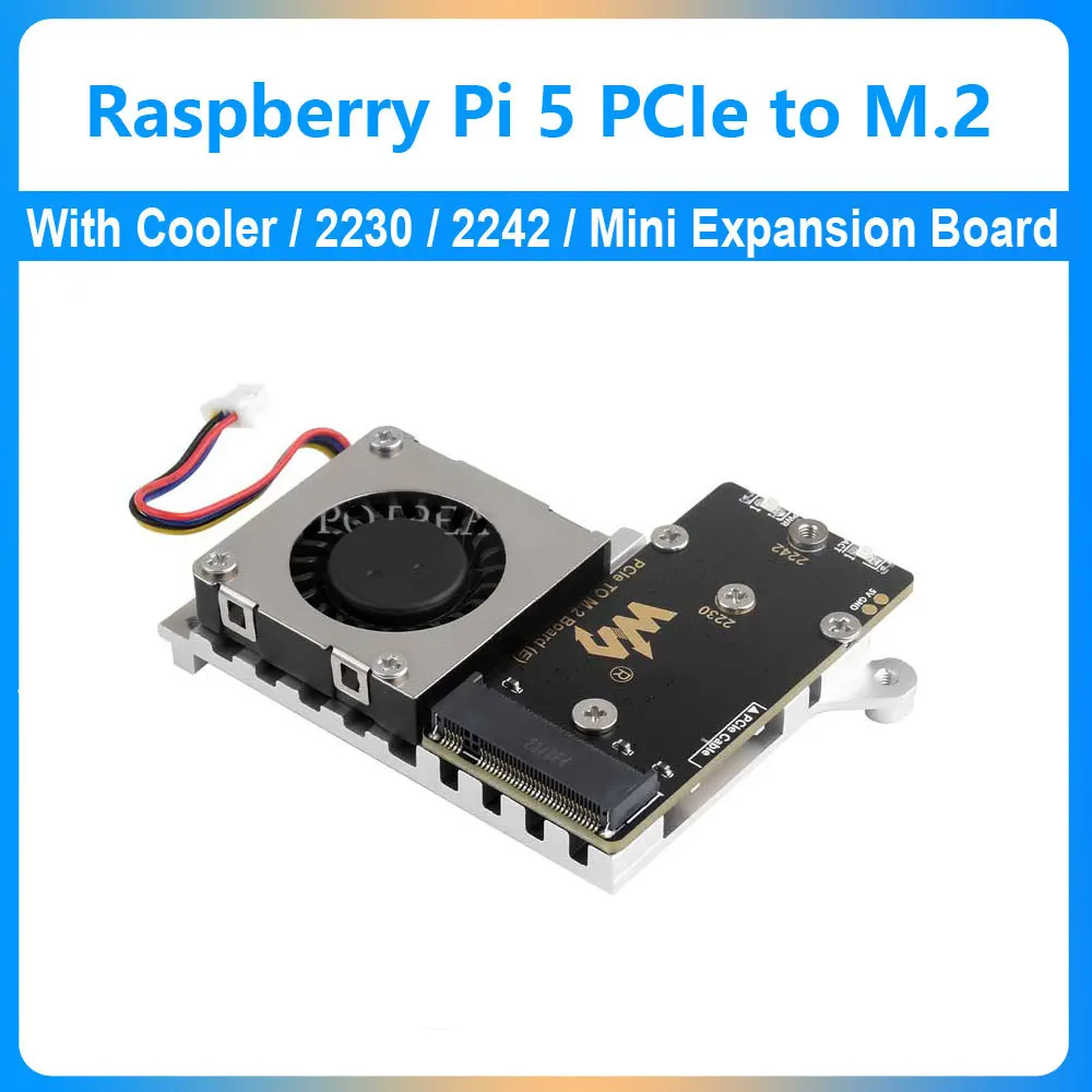 Raspberry-Pi-5-PCIe-to-M-2-2242-2230-size-Mini-NVMe-SSD-Board-E ...