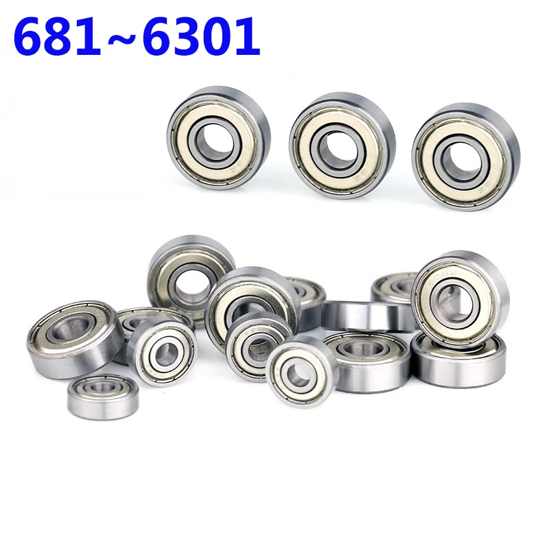 Precision Small Bearing 681~6301ZZ Precision Miniature Miniature ...