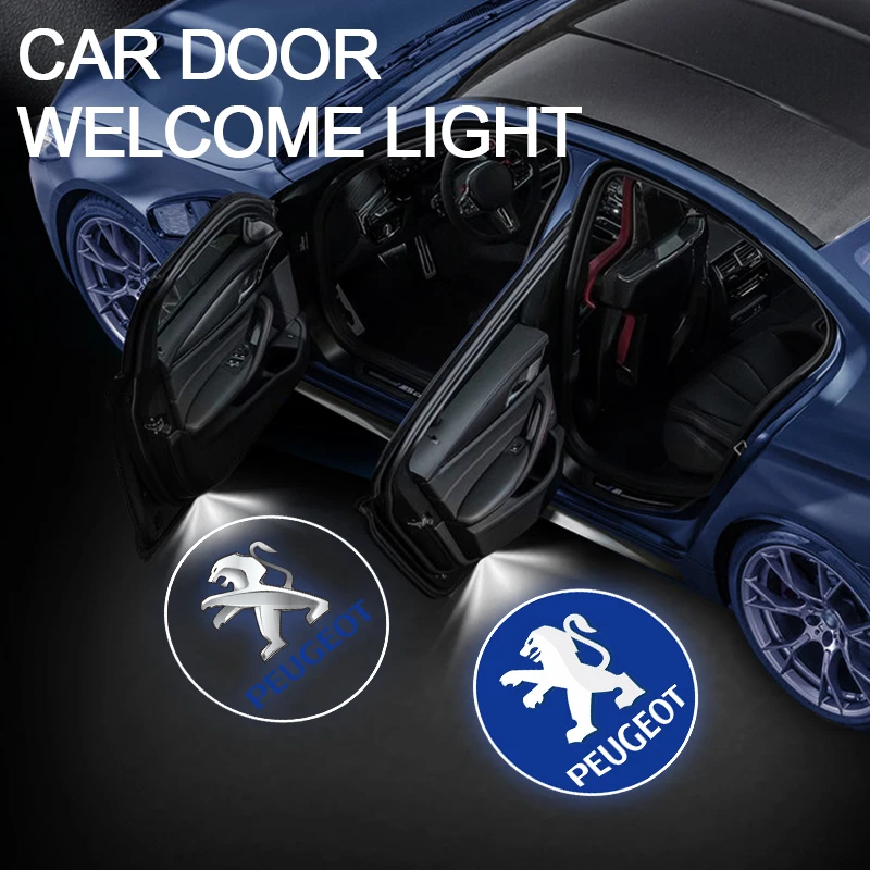 LED-Car-Door-Emblem-Light-Welcome-Lamp-Wireless-Laser-Projector-Auto ...