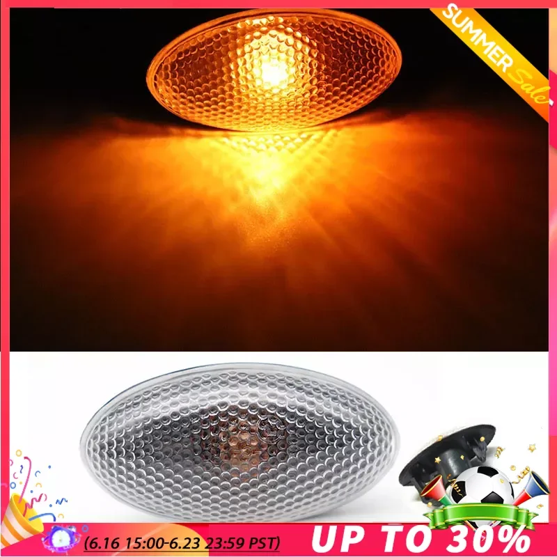 12V-55W-Side-Marker-Light-Repeater-Lamp-Fits-For-Peugeot-407-607-Car ...