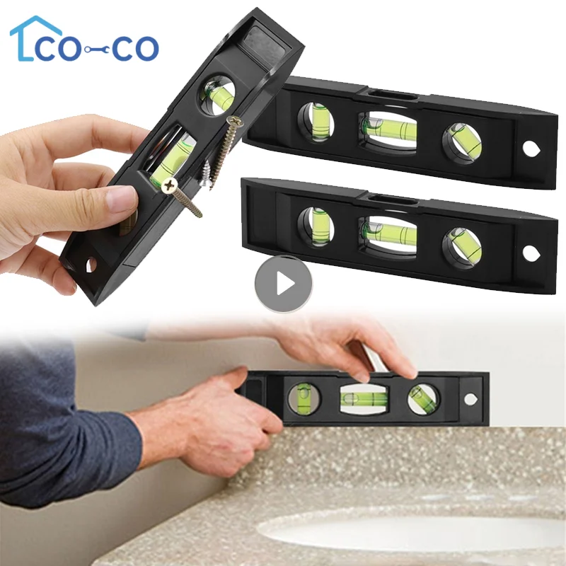 15cm-Magnetic-Gradienter-3-Bubble-Level-Spirit-Leveling-Torpedo ...