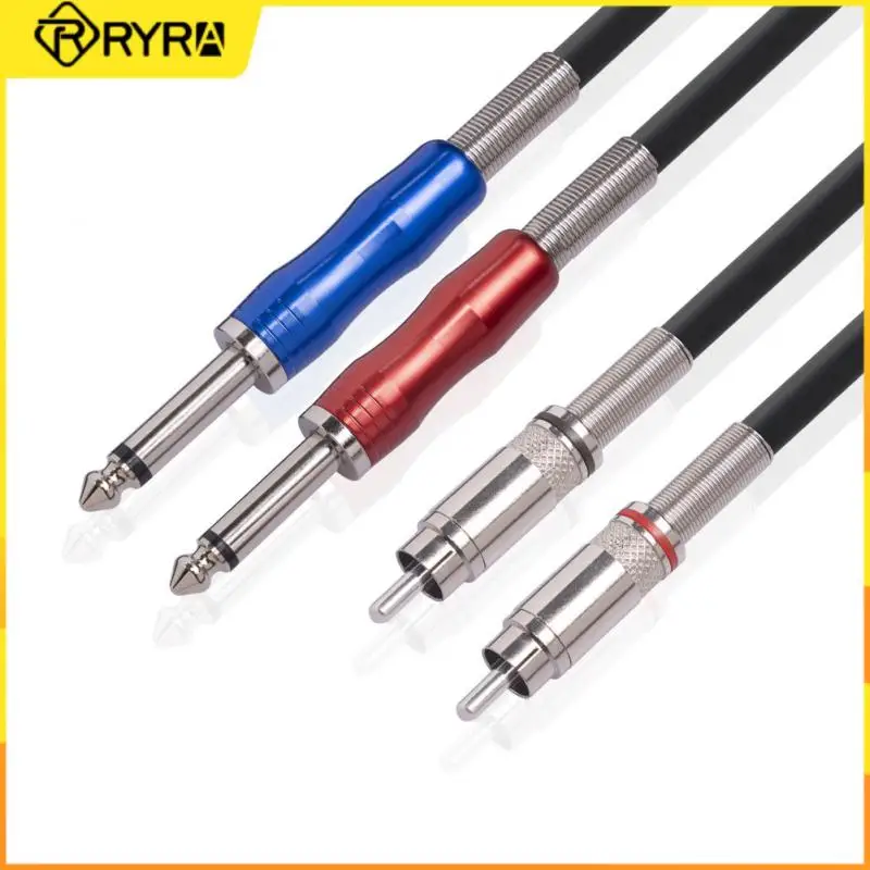 RYRA-Double-headed-Audio-Cable-RCA-to-Dual-6-35-Audio-Cable-used-for-CD ...