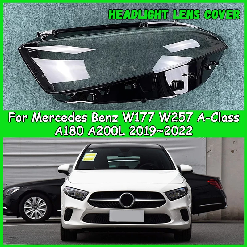 For Mercedes Benz W177 W257 A-Class A180 A200L 2019-2022 Car headlight ...
