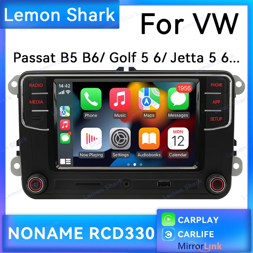 Noname-RCD330-6RD035187B-Carplay-Car-Radio-MIB2-Bluetooth-Mirrorlink ...