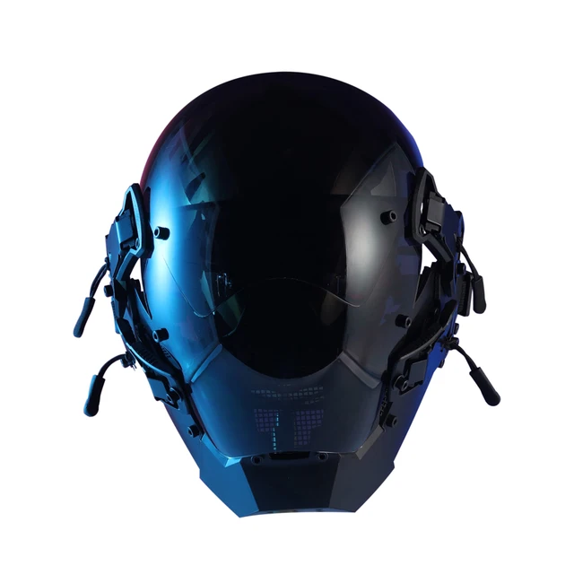 Cyber Punk Mask Cosplay Wear Toys Futuristic Cool Technology Helmet ...