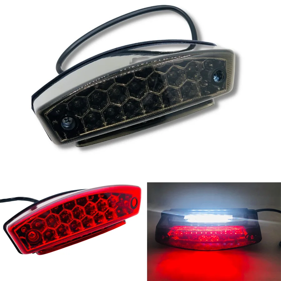 21-LED-Universal-Motorcycle-Brake-Light-License-Plate-Rear-Stop ...