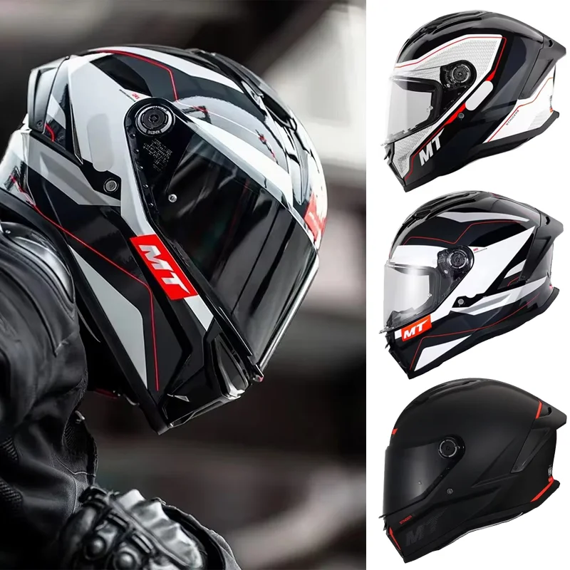 Motorcycle Helmet Spanish MT Stinger 2 ECE DOT Certification Full face ...