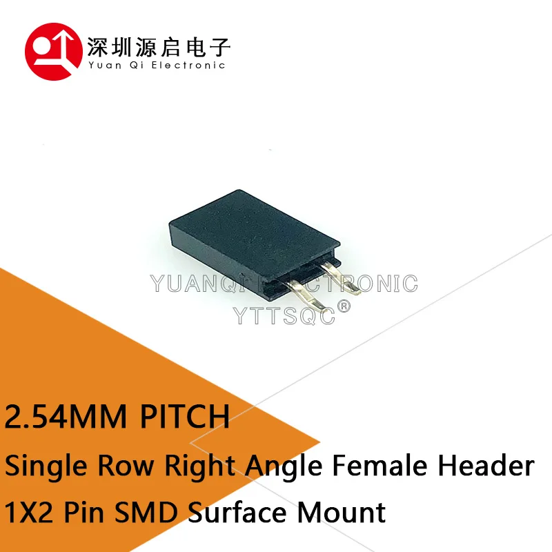20pcs-0-1-2-54mm-1x2P-Single-Row-Right-Angle-SMT-SMD-Surface-Mount-PCB ...