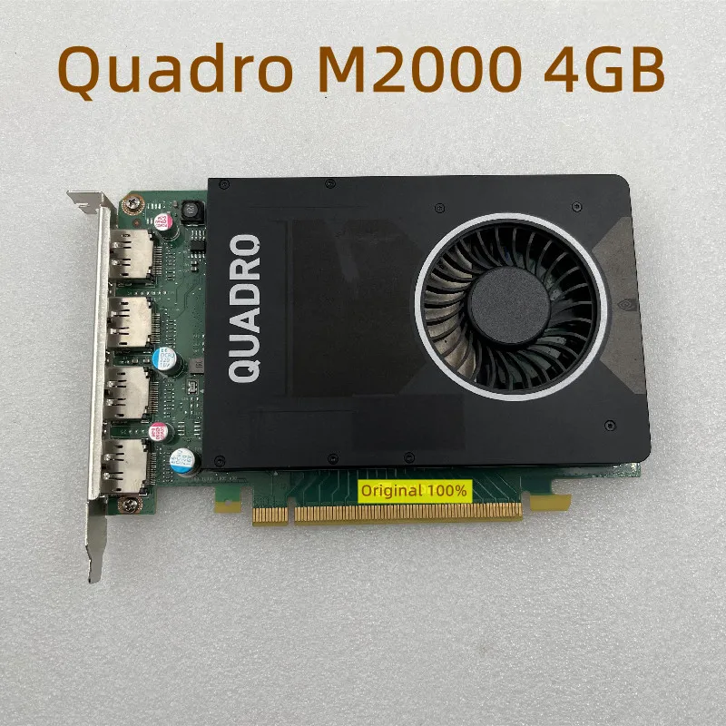 Original quadro m2000 4gb multi-tela profissional placa gráfica para ...