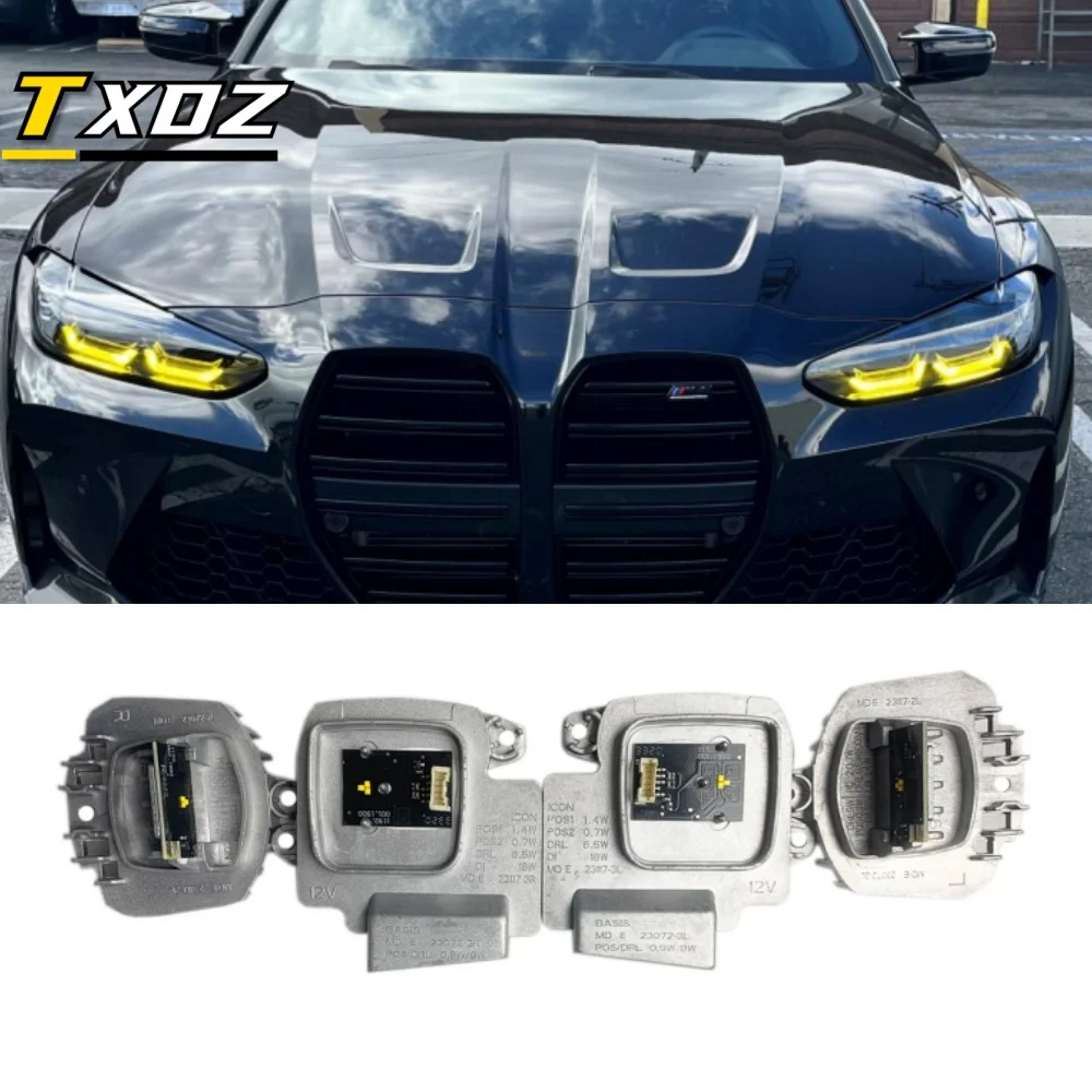 CSL Yellow DRL Modules For 2021 2022 BMW G22 G23 G26 G80 M3 G82 M4 LED ...